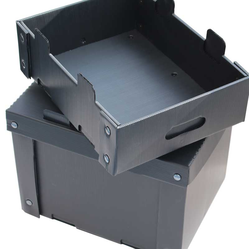 Conductive Collapsible Tote Portable Esd Storage | Elcom Ltd
