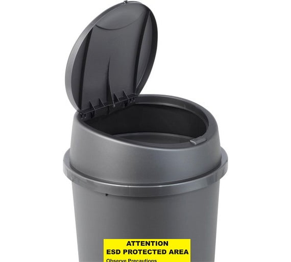 ESD Wastebin 45 Litres - Elcom